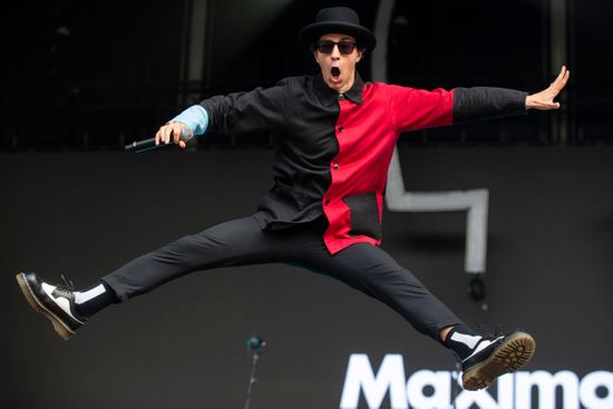 British Rock Band Maximo Park Perform Editorial Stock Photo - Stock ...