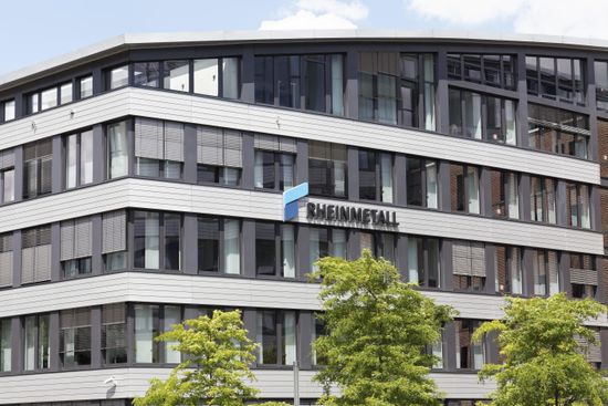 Rheinmetall Ag Headquarters Armaments Group Automotive Editorial Stock ...