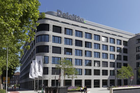 Deloitte Legal Duesseldorf Office Law Firm Editorial Stock Photo ...