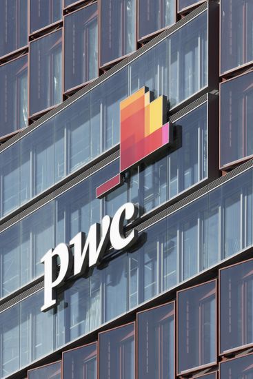 Pricewaterhousecoopers Ag Pwc Logo On Building Editorial Stock Photo ...