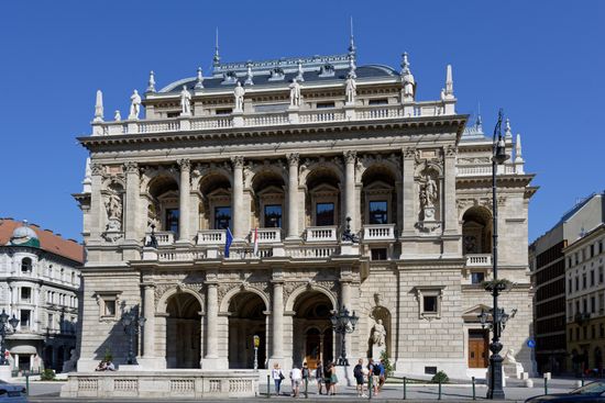 Opera House Vi Budapest District Budapest Editorial Stock Photo - Stock ...