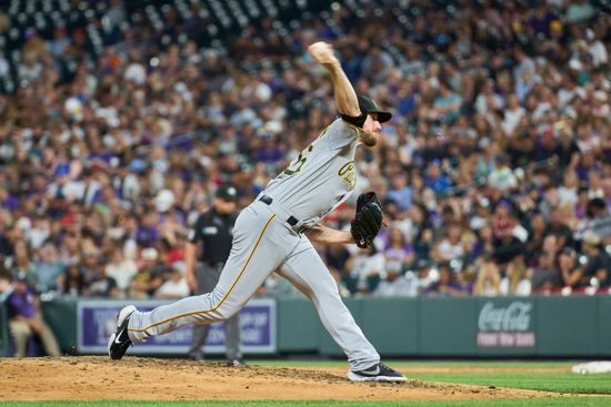 Pittsburgh Pitcher Chris Stratton 46 Throws Editorial Stock Photo ...