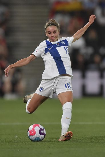 Essi Sainio Finland Action During Uefa Editorial Stock Photo - Stock ...