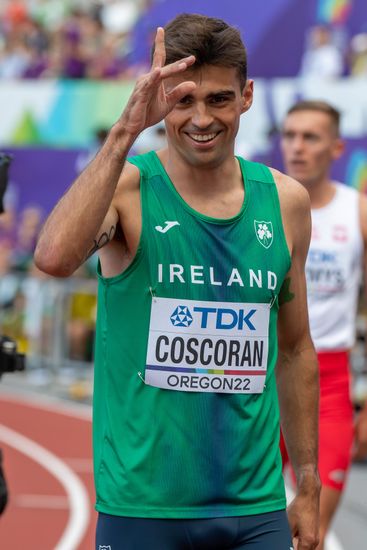 Mens 1500m Heats Irelands Andrew Corcoran Editorial Stock Photo - Stock ...