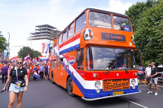 Fans Netherlands Partying Arriving Stadium Prior Editorial Stock Photo ...