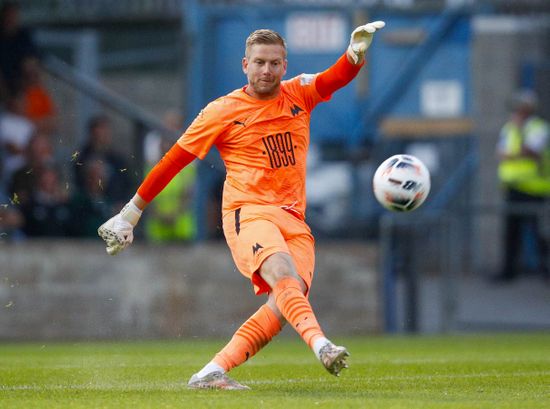 Mark Halstead Goalkeeper Torquay United During Editorial Stock Photo ...