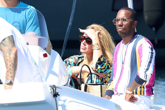 Adele Rich Paul Seen Boarding Boat Editorial Stock Photo - Stock Image ...