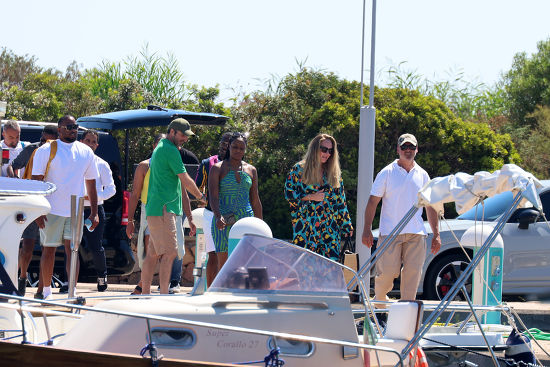 Adele Rich Paul Seen Boarding Boat Editorial Stock Photo - Stock Image ...