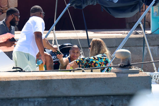 Adele Rich Paul Seen Boarding Boat Editorial Stock Photo - Stock Image ...