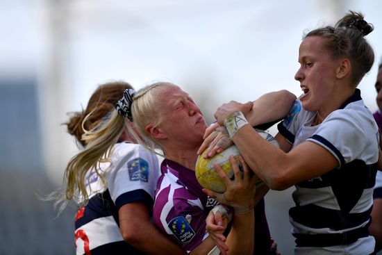 Heather Cowell Action During Womens 7s Editorial Stock Photo - Stock ...
