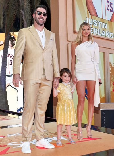 Justin Verlander Kate Upton Family Editorial Stock Photo - Stock Image ...