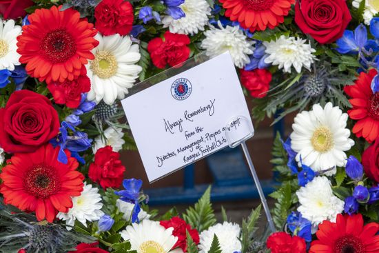 Message On Wreath Left By John Editorial Stock Photo - Stock Image ...