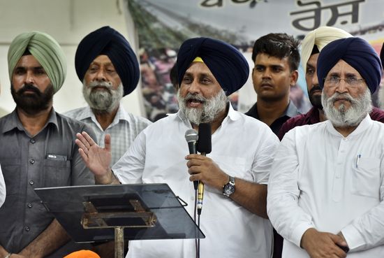 Shiromani Akali Dal Sad Chief Sukhbir Editorial Stock Photo - Stock Image | Shutterstock