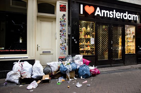 Garbage Bags Loose Waste On Lange Editorial Stock Photo - Stock Image ...