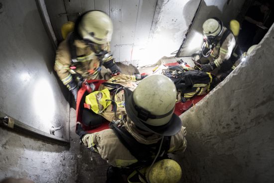 Training Respiratory Emergency Trained Squadron Ants Editorial Stock ...