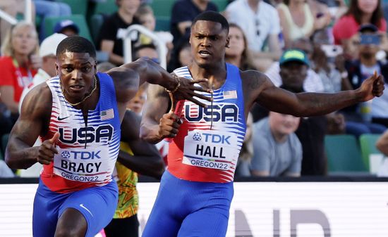 Elijah Hall Us Hands Baton Marvin Editorial Stock Photo - Stock Image ...