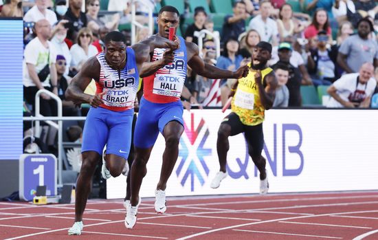 Elijah Hall Us Hands Baton Marvin Editorial Stock Photo - Stock Image ...