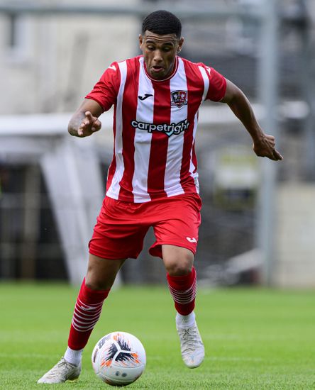 Josh Coley Exeter City During Pre Editorial Stock Photo - Stock Image ...