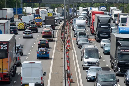 Heavy Traffic Both Directions On A282 Editorial Stock Photo - Stock ...