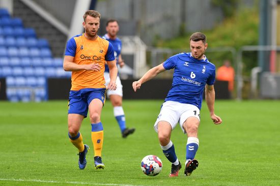 Nathan Sheron Oldham Athletic During Preseason Editorial Stock Photo ...