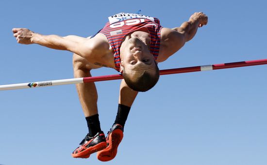 Steven Bastien Us Competes High Jump Editorial Stock Photo - Stock ...