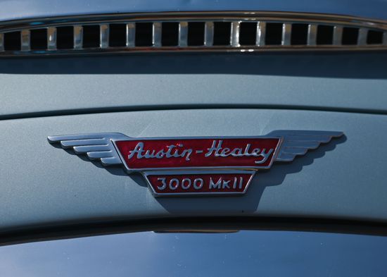 Logo Austin Healey Seen On Vintage Editorial Stock Photo - Stock Image ...