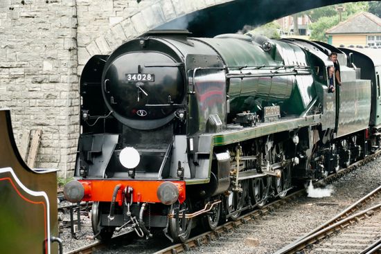 British Railways Eddystone Steam Locomotive 34026 Editorial Stock Photo ...