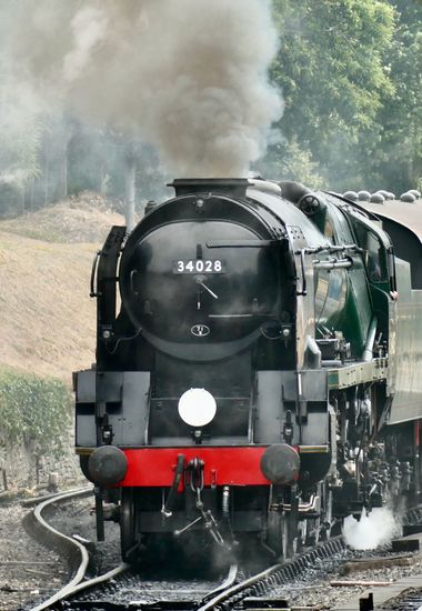 British Railways Eddystone Steam Locomotive 34026 Editorial Stock Photo ...
