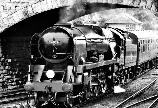 British Railways Eddystone Steam Locomotive 34026 Editorial Stock Photo ...