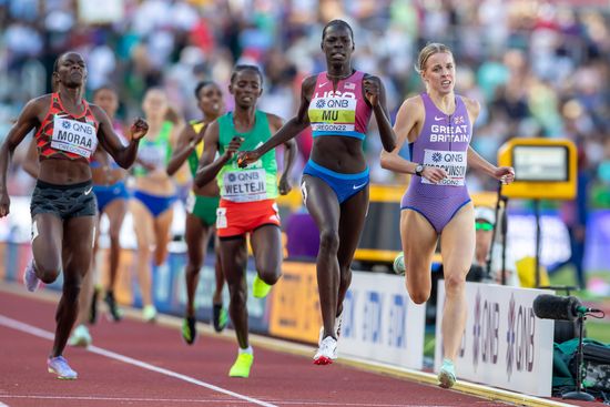 Womens 800m Final Usas Athing Mu Editorial Stock Photo - Stock Image ...