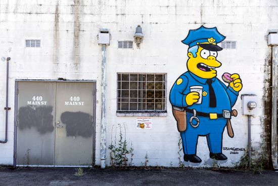 Mural By Artist Bayne Gardner Shows Editorial Stock Photo - Stock Image ...