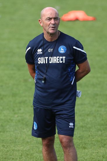 Hartlepool United Assistant Manager Gordon Young Editorial Stock Photo ...