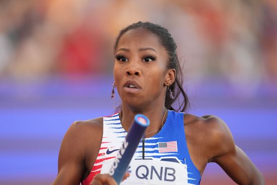 Britton Wilson Team Usa Sprints During Editorial Stock Photo - Stock ...