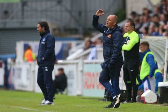 Sunderland Manager Alex Neill During Preseason Editorial Stock Photo ...