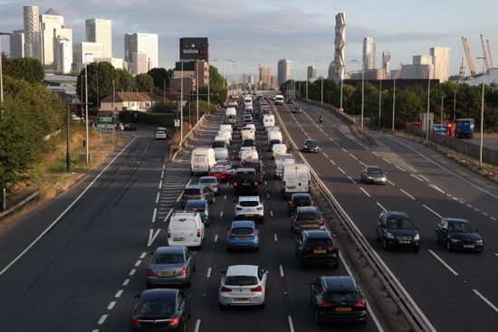 Traffic Queues On A102m Blackwall Tunnel Editorial Stock Photo - Stock ...