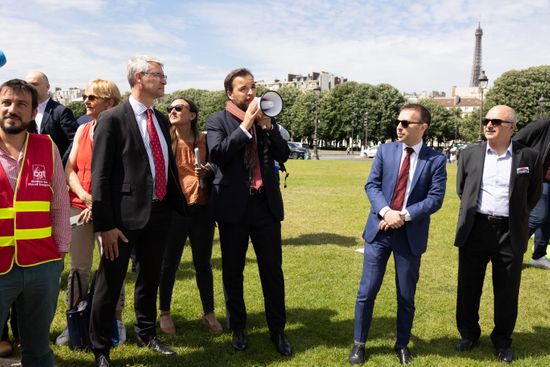 French Diplomats On Rare Strike Gather Editorial Stock Photo - Stock ...
