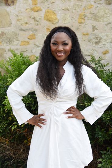 Photo Session Actress Fatou Kaba During Editorial Stock Photo - Stock ...