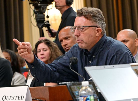 Documentary Filmmaker Nick Quested Gives Testimony Editorial Stock ...