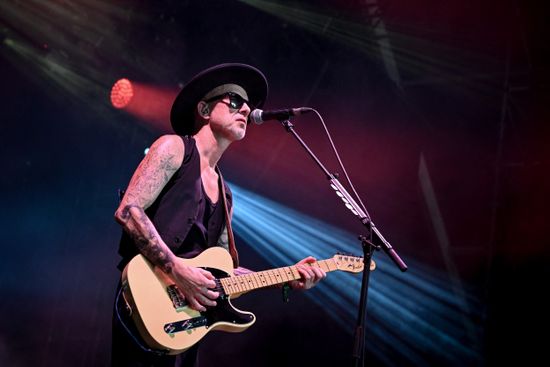 Singer Nergal Performing Live On Stage Editorial Stock Photo - Stock ...