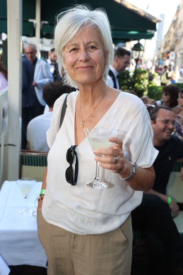 Annie Lemoine Attending Lete Litteraire Musical Editorial Stock Photo ...