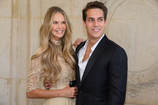 Elle Macpherson Son Flynn Busson Attend - Foto de stock de contenido ...