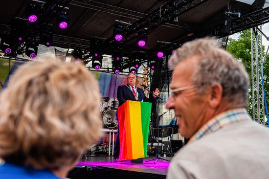 Mayor City Hubert Bruls Seen Giving Editorial Stock Photo - Stock Image ...