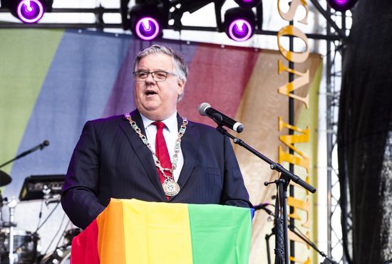 Mayor Hubert Bruls Speaks During Opening Editorial Stock Photo - Stock ...