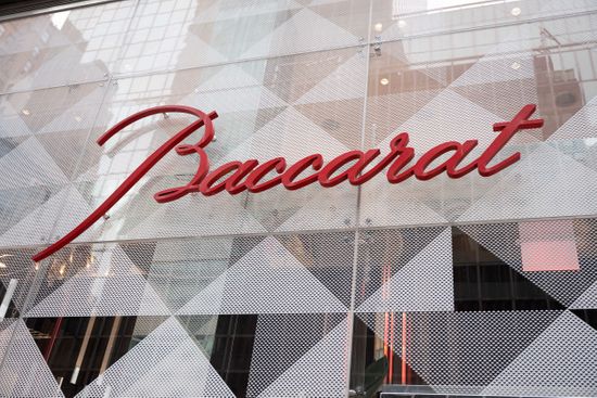 Shop Sign Baccarat On May 07 Editorial Stock Photo - Stock Image ...