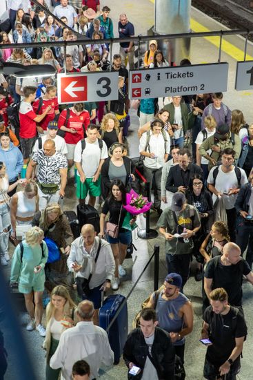 Picture Dated July 22nd Shows Queues Editorial Stock Photo - Stock ...