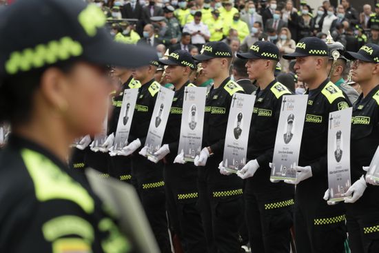 Police Officers Attend Religious Ceremony Honor Editorial Stock Photo ...