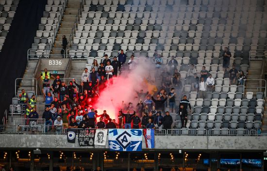 Rijeka Fans On Stands During Second Editorial Stock Photo - Stock Image ...