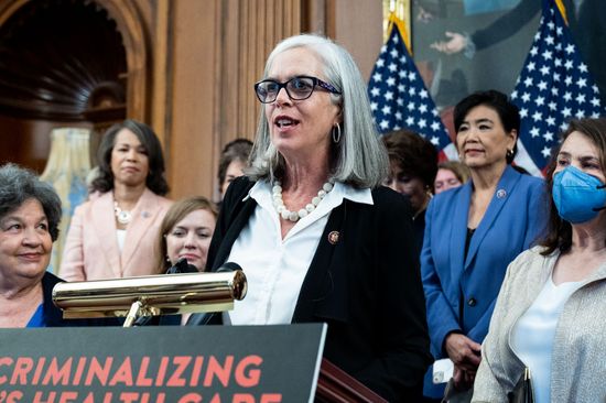 Us Representative Katherine Clark Dma Speaking Editorial Stock Photo ...
