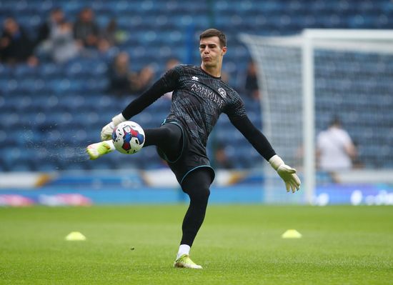Qpr Goalkeeper Joe Walsh Warms Ahead Editorial Stock Photo - Stock ...