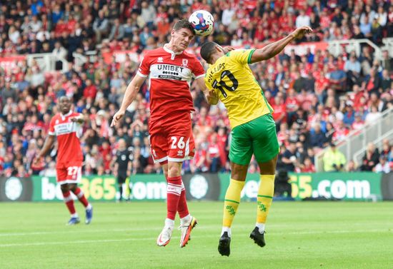 Darragh Lenihan Middlesbrough Matt Phillips West Editorial Stock Photo ...
